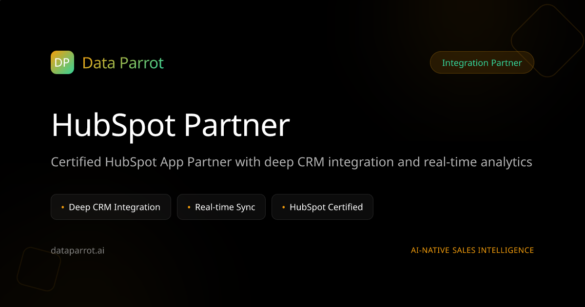 HubSpot Partner - Data Parrot